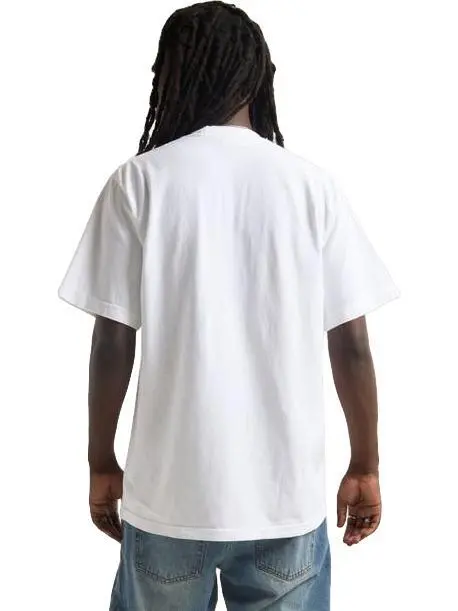 SHAKA WEAR Max Heavyweight Garment Dye T-shirt - White