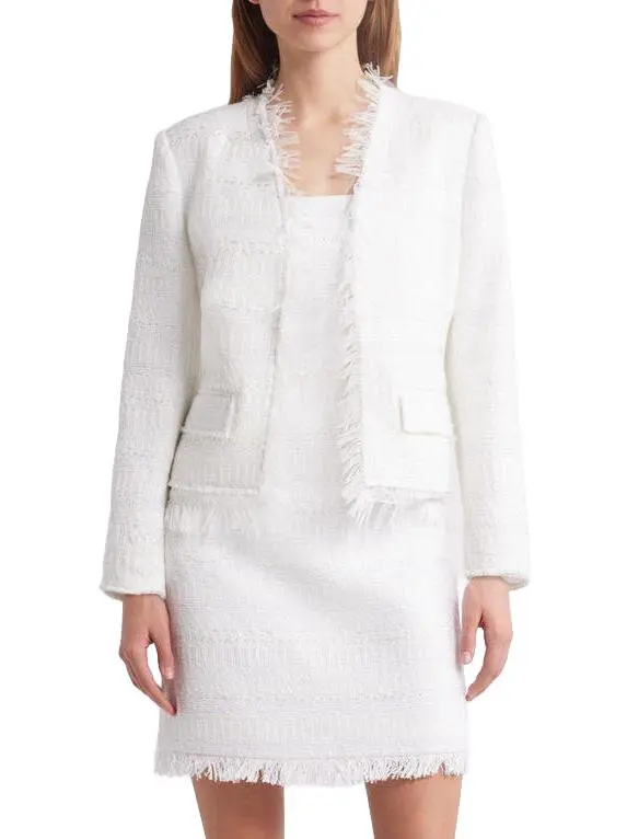 Kobi Halperin Harper Tweed Jacket - White