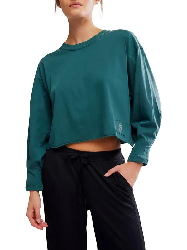Free People Inspire Pullover - Evergreen