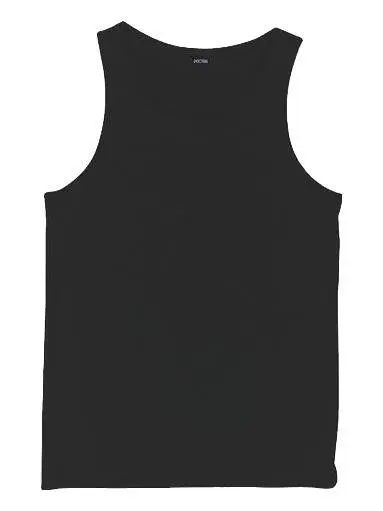 HOM Supreme Cotton Tank Top - Black