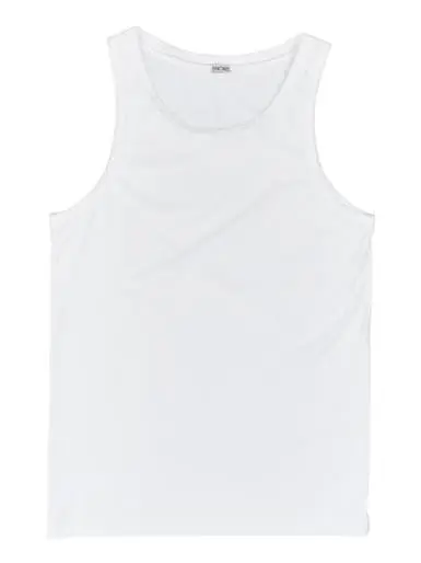 HOM Supreme Cotton Tank Top - White