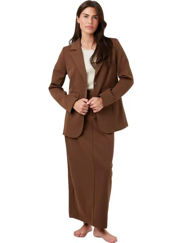 BY TESS COLLECTION Milani Blazer By - Brown