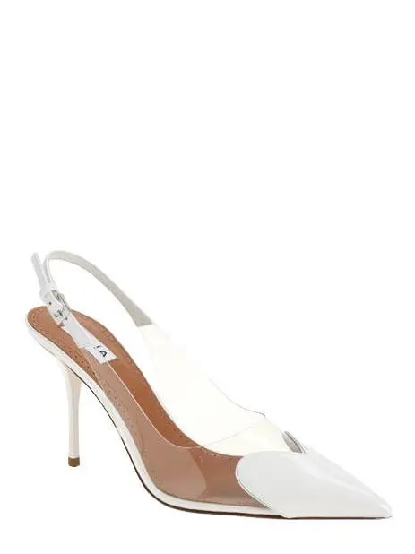 Alaïa Le Coeur Slingback Pump - Blanc Optique