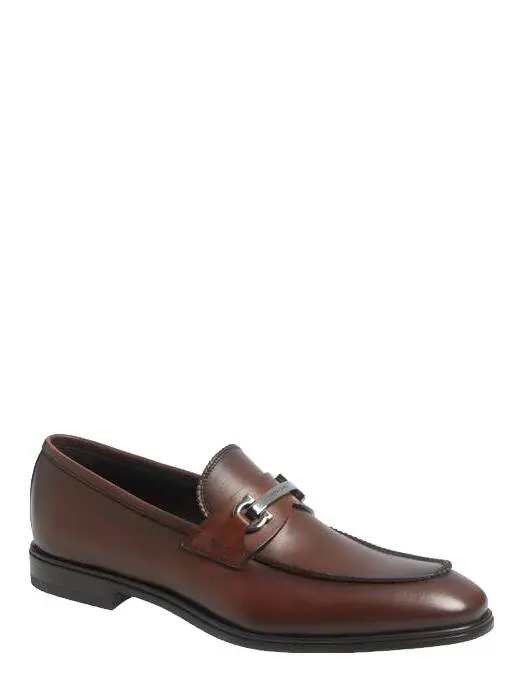 FERRAGAMO Boston Double Gancio Bit Loafer - Mid-brown T. Moro