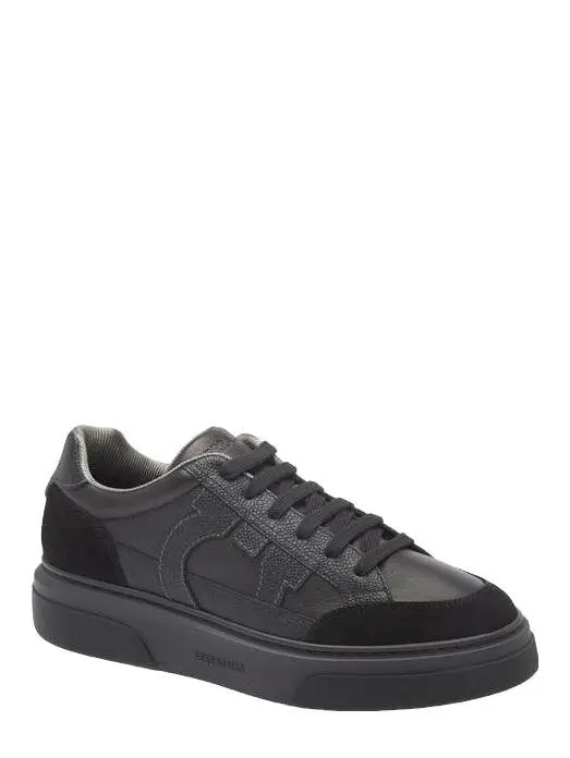 FERRAGAMO Cassina Gancio Low Top Sneakers - Nero