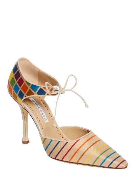 Manolo Blahnik Estho D'orsay Pump - Multi