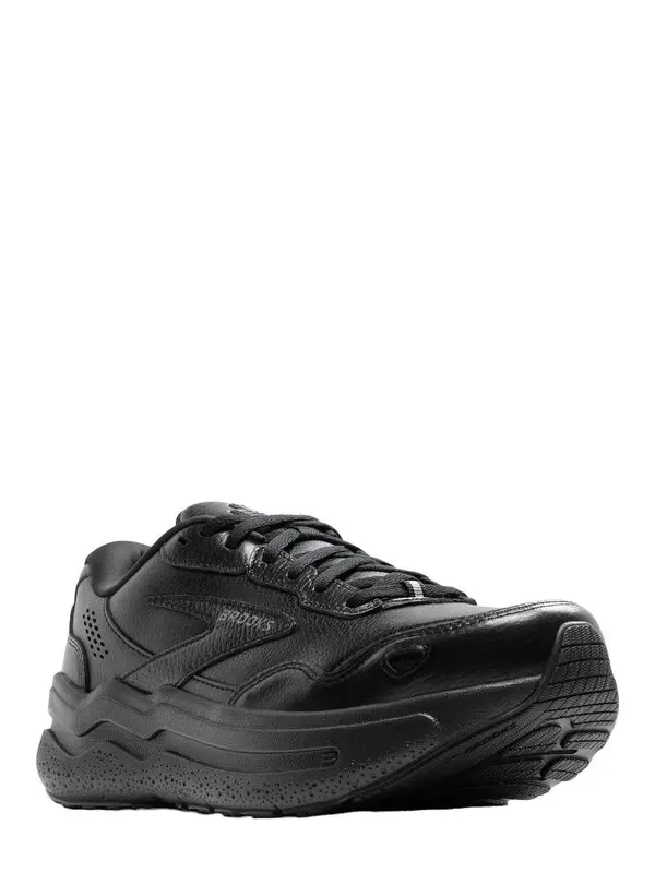 Brooks Ghost Max Leather Sneakers - Black/black