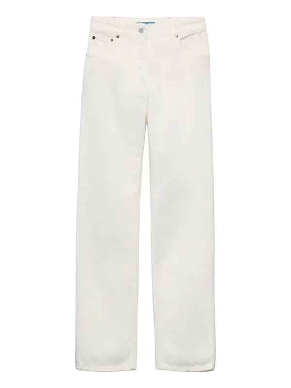 Prada Five-pocket Denim Jeans - White