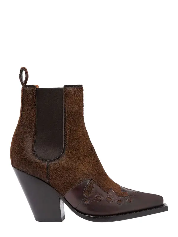 BOTTERO Flat Ankle Boot - Brown