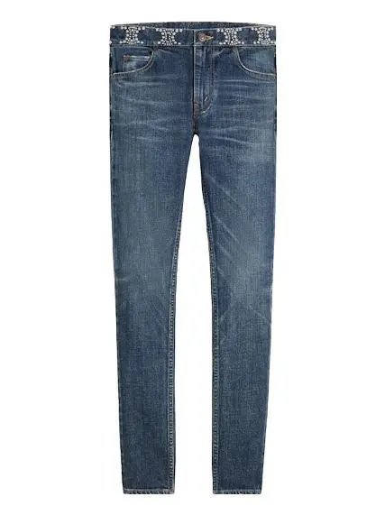 Celine Denim Neo Skinny Jeans - Clean Dark Union Wash