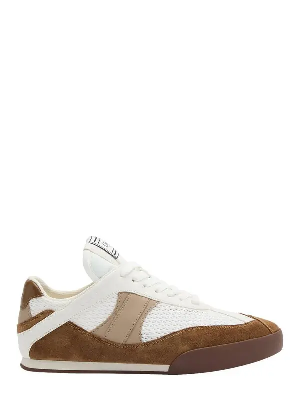 Chloé Kick Panelled Mesh Sneakers - Brown