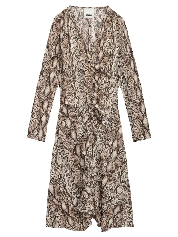 Isabel Marant Octavia Mini Dress - Neutrals