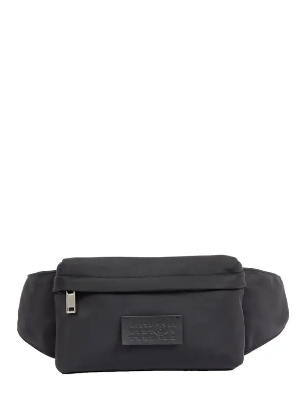 MAISON MARGIELA Numbers-appliqué Belt Bag - Black