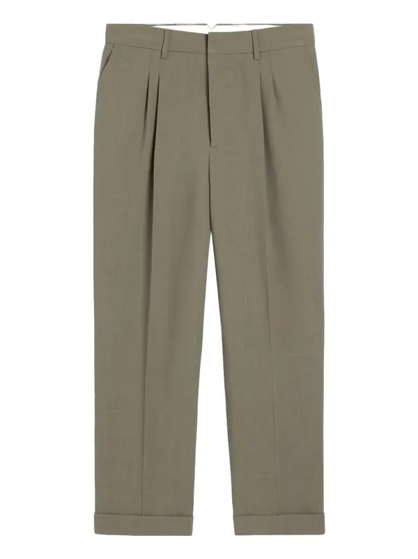 Ami Tailored Carrot Fit Trousers - Grey