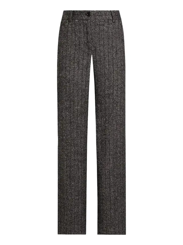 Dolce & Gabbana Tweed Pinstripe Trousers - Multicolor