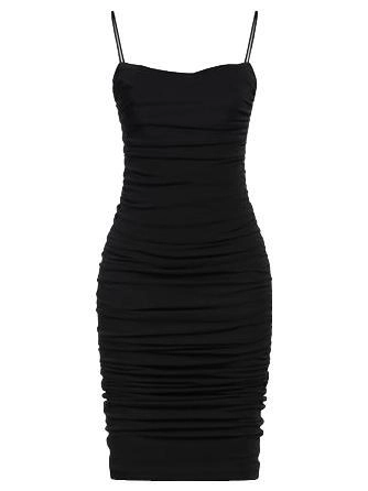 Pinko Midi Dress Viscose Jersey - Black