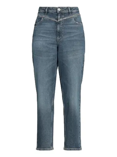 Guess Jeans With Crystal Appliqués - Blue