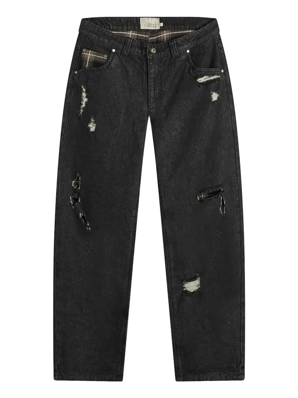 DIME Secret Baggy Denim Jeans - Black Washed