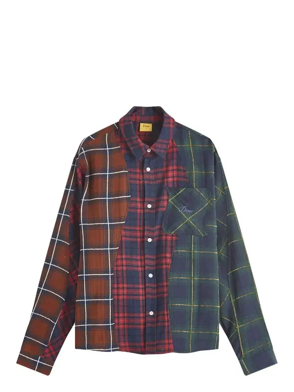 DIME Triple Plaid Shirt - Multi