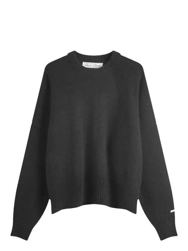 ABOUT:BLANK Alpaca Crew Neck Jumper - Black