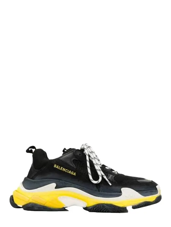 Balenciaga Triple S Sneakers - Black/yellow