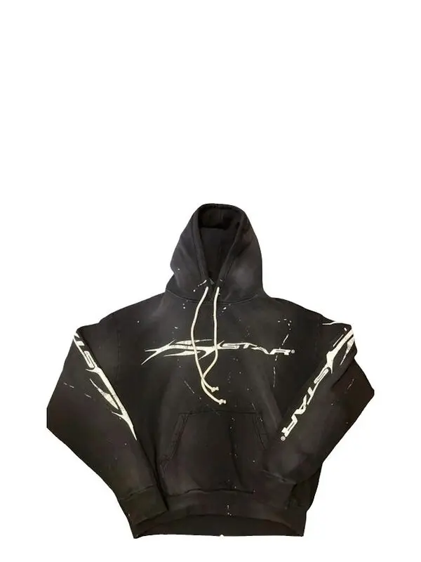 HELLSTAR X Complexcon 2024 Exclusive Flame Hoodie - Black