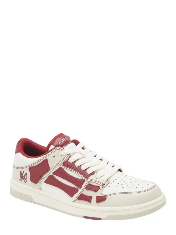 Amiri Varsity Skel Sneakers - Deep Red