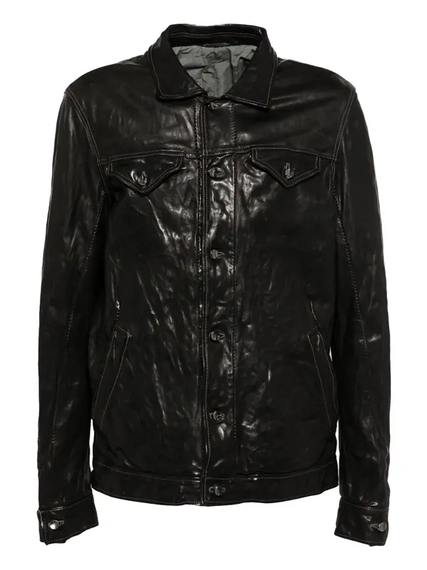 INCARNATION Leather Jacket - Black