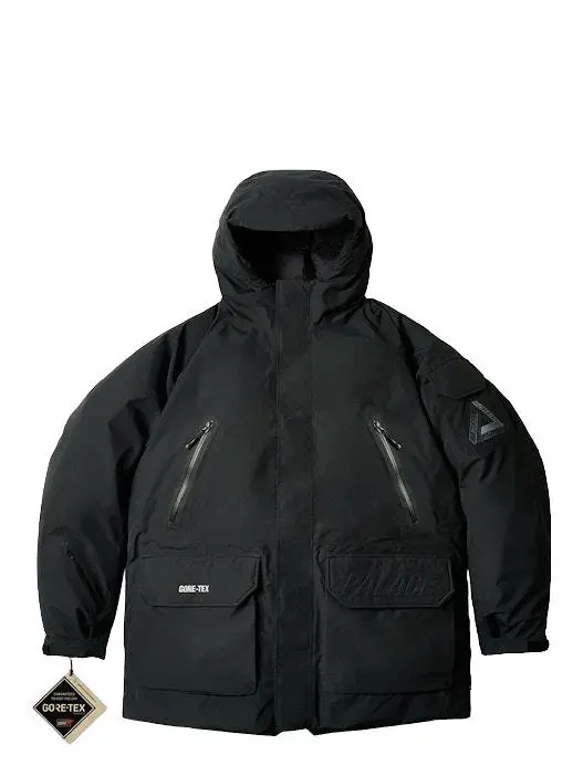 PALACE Gore-tex Cargo Down Parka - Black
