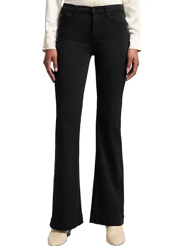 7 For All Mankind Dojo Tailorless Bootcut Jeans - Black