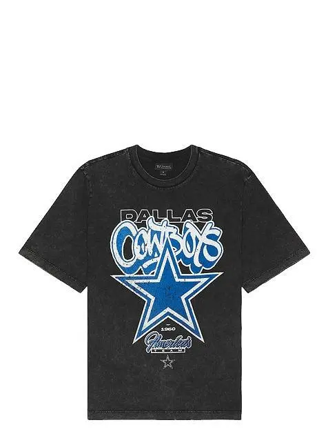 THE WILD COLLECTIVE Cowboys Graffiti Tee - Black