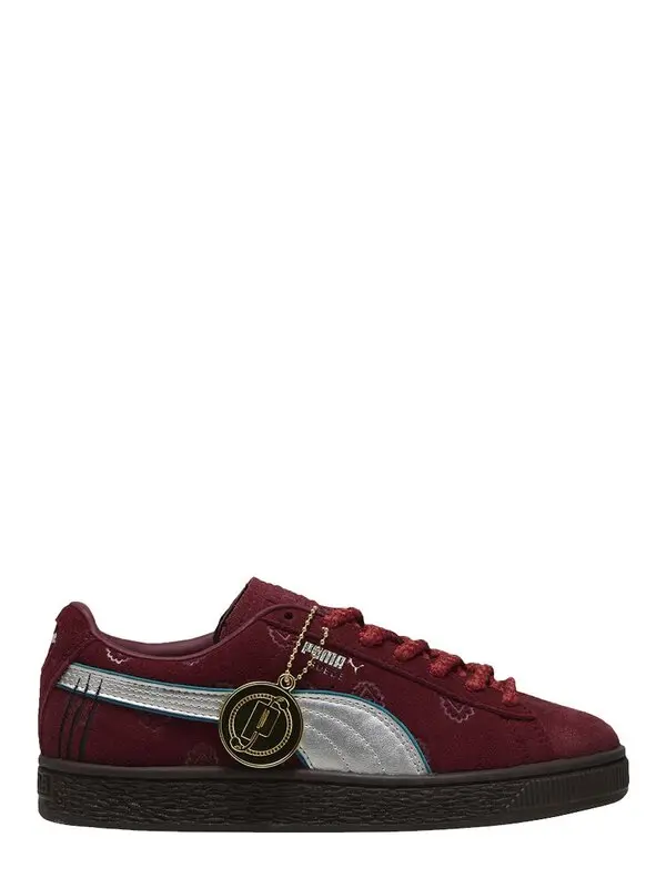 PUMA Suede One Piece Sneakers - Team Regal Red/silver