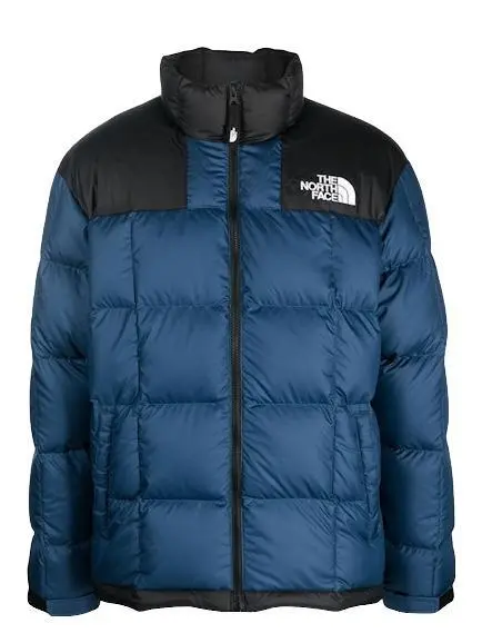 The North Face Lhotse Goose Down Jacket - Teal Blue/black