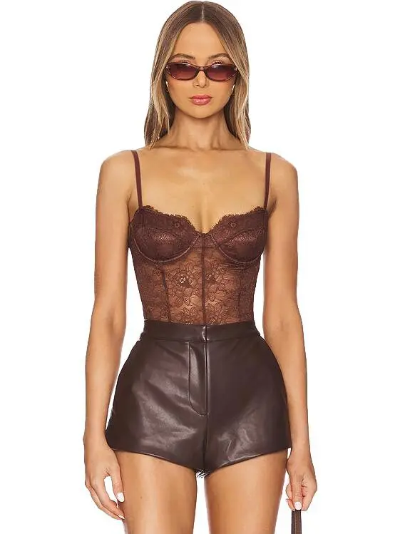 OW Layce Bodysuit - Brown