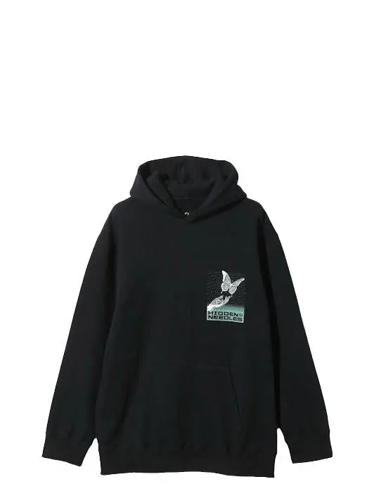 HIDDEN NY X Needles Hoodie - Navy Blue