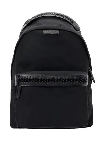 Stella McCartney Logo Strap Backpack - Black