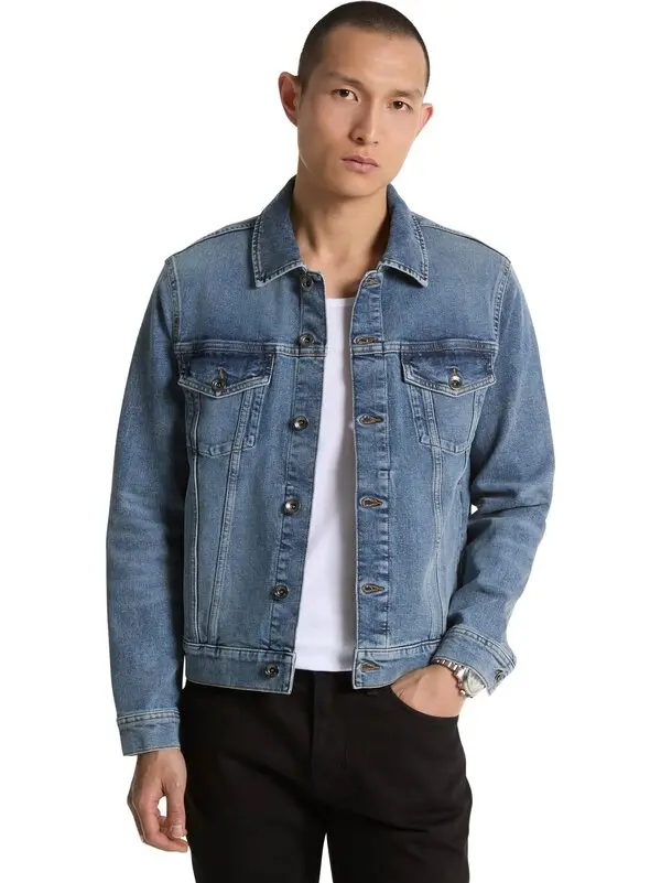 Michael Kors Denim Trucker Jacket - Blue