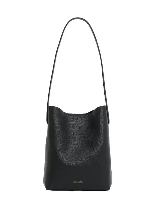 MANSUR GAVRIEL Small Everyday Cabas Leather Tote - Black