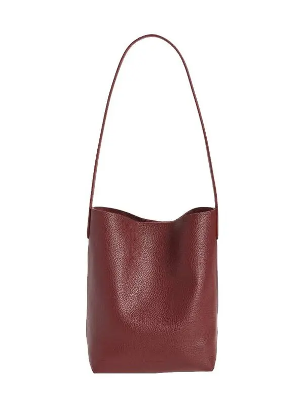 MANSUR GAVRIEL Small Everyday Cabas Leather Tote - Claret