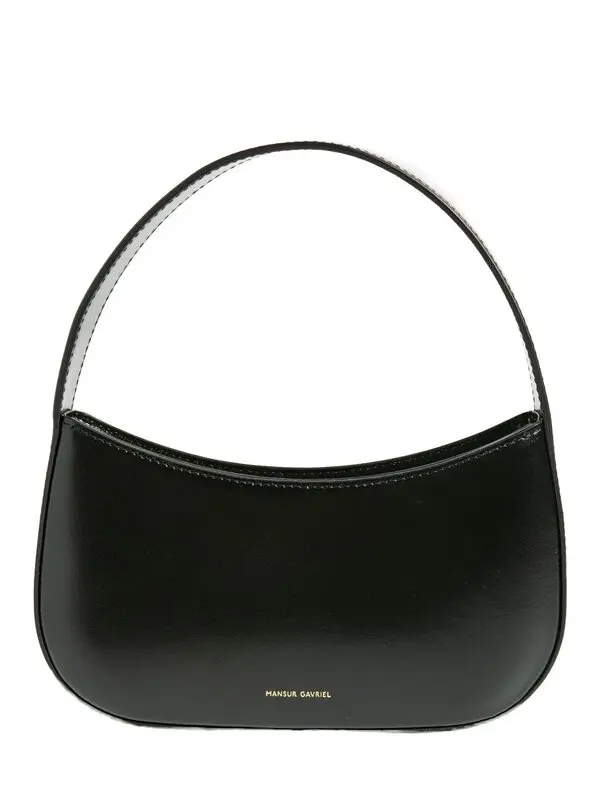 MANSUR GAVRIEL Mini Bonbon Leather Shoulder Bag - Black