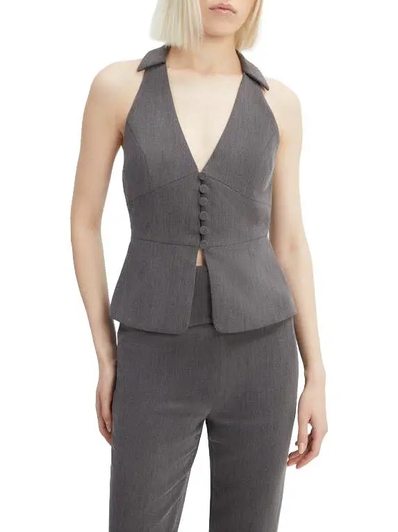 Bardot Cohan Fitted Vest - Grey