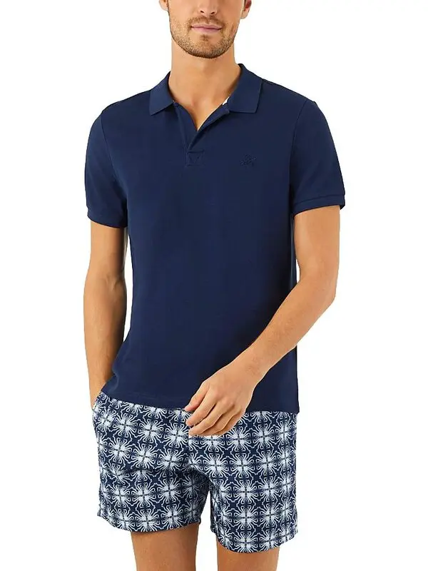 Vilebrequin Cotton Regular Fit Polo Shirt - Navy