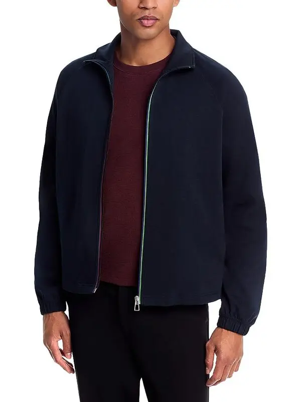 Paul Smith Full Zip Track Sweatshirt - Very Dark Navy