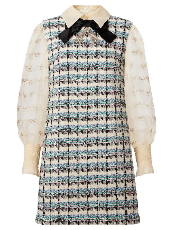 Valentino Garavani Embellished Minidress - Multicoloured