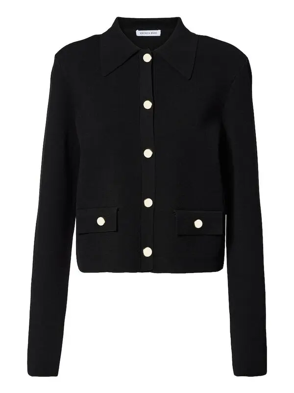 Veronica Beard Katia Cardigan - Black