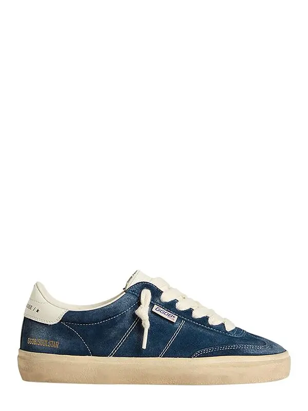 GOLDEN GOOSE Soul-star Suede Sneakers - Blue