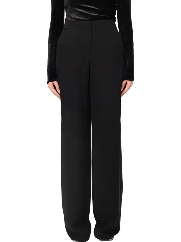 Giorgio Armani Wide Leg Trousers - Black