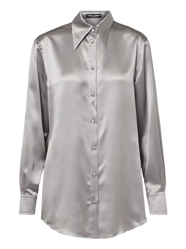 Dolce & Gabbana Silk Shirt - Grey