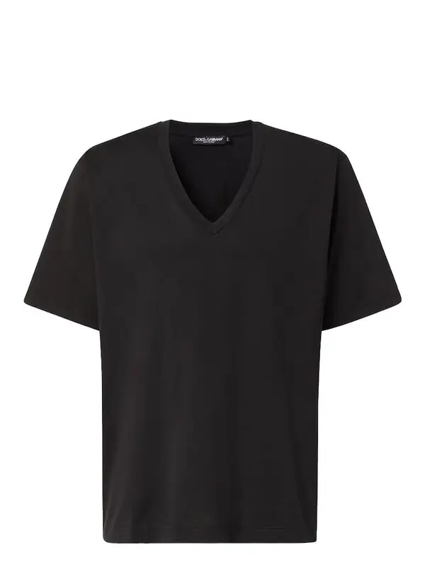 Dolce & Gabbana Cotton Jersey T-shirt - Black