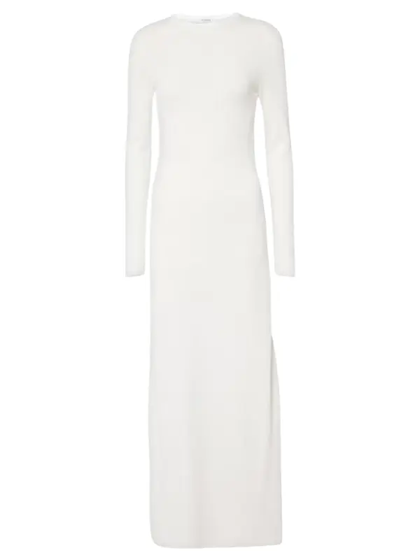 FFORME Scudder Knitted Maxi Dress - White